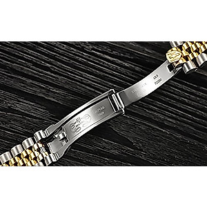 HOLUNS Mens Full Gold Watch Automatic Mechanical Gilded Steel Self-Wind Sapphire Glass Dress Waterproof Watch (Gold)