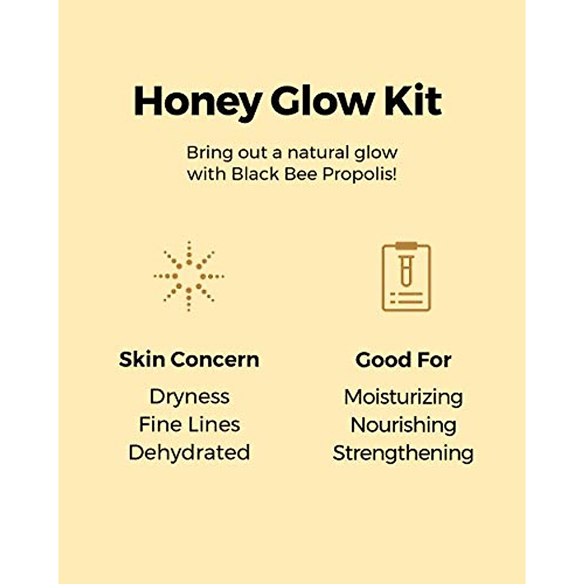 COSRX Honey Glow Kit | Propolis Synergy Toner, Ampoule, Cream | Moisturizing, Hydrating, Nourishing