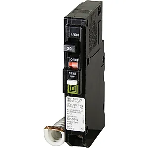 Square D QO120CAFI QO 20A Arc Fault Breaker