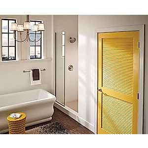 Schlage F10 V ACC 619 Accent Door Lever Hall & Closet Passage Lock, (Pack of 1), Satin Nickel