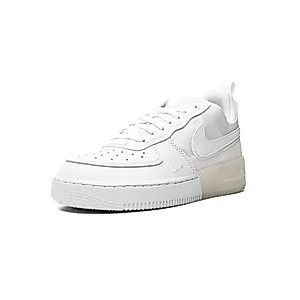 Nike Mens Air Force 1 React DM0573 100 Triple White - Size 12