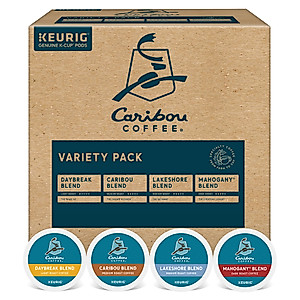 Keurig Caribou Coffee Favorites Variety Pack, Single-Serve Coffee K-Cup Pods Sampler, 40 Count