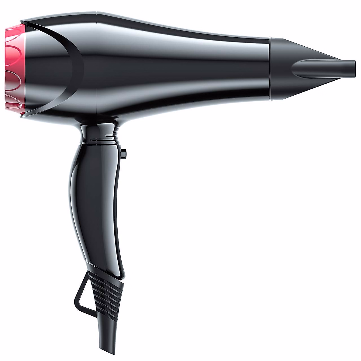 JINRI 1875W Negative Ionic Hair Dryer, Professional Salon Blow Dryer, Low Noise Fast Drying & Powerful AC Motor and Diffuser Comb for Men Women,3 Heat & 2 Speed Settings