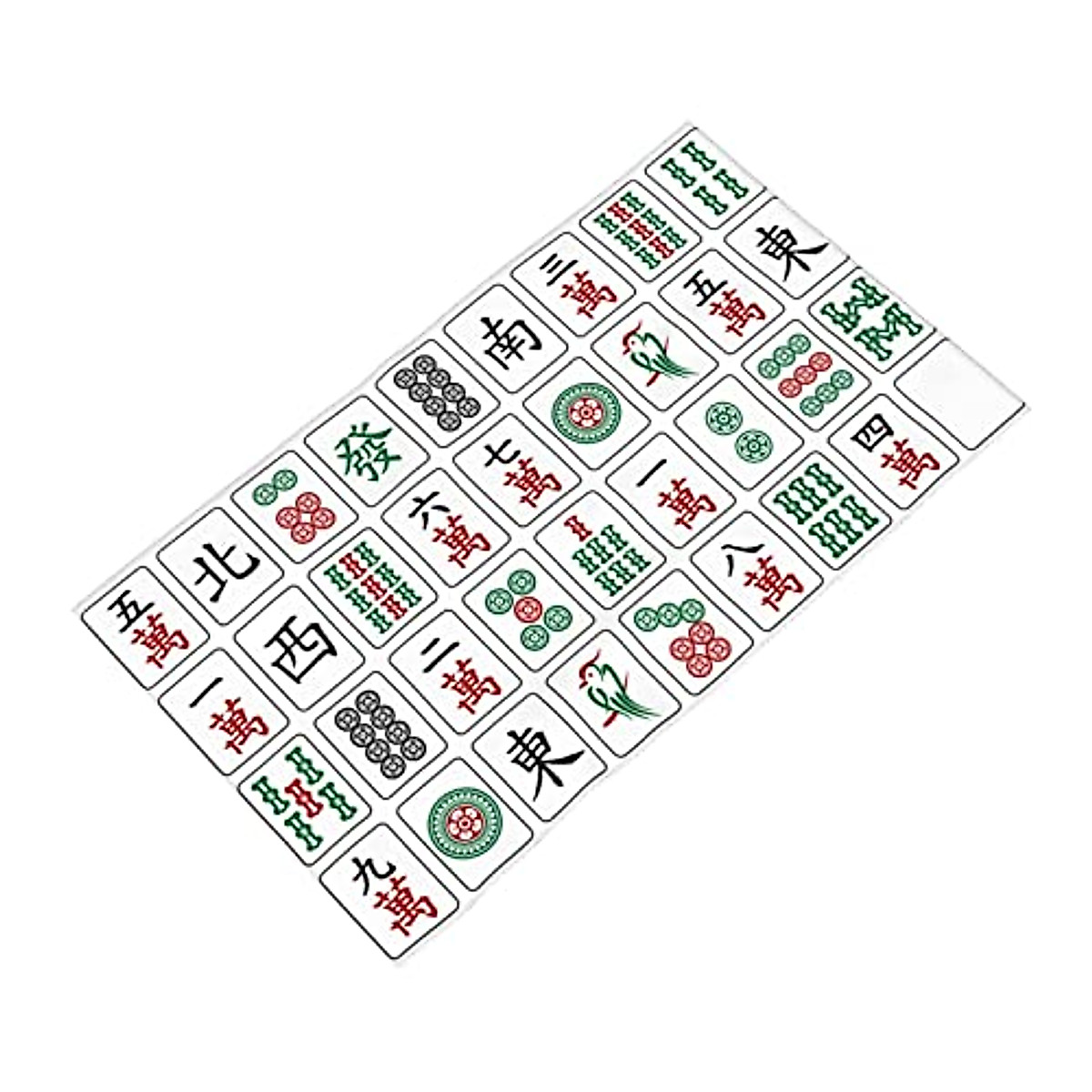 GLOVET Mahjong Bath Decorative Hand Towels for Bathroom, Comfortable Luxury Bath Towels, Ultra Soft Quick Dry Towel for Hotel, Gym, Sports and Spa Home Decor, 27.5x16 in