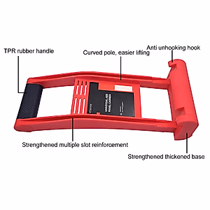 Drywall Carrier, 2 Pcs Panel Carrier, Plywood Lifting Tool, Panel Mover Plywood Carrier Heavy Duty Drywall Carrier Panel Mover Set 80KG Load Capacity (2 Pieces)