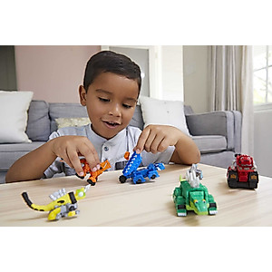 Mattel Dinotrux Multipack with 6 Character Toy Cars, Half Dinosaur & Half Construction Vehicle, Includes Ty Rux, Ton-Ton & Skya