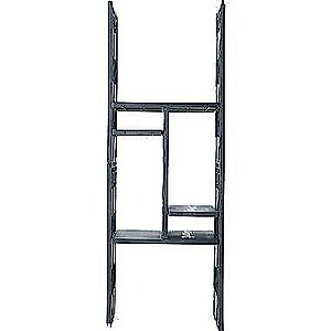 Lockerbones - 12" Plastic (Black) Locker Shelf Organizer as seen on Shark Tank