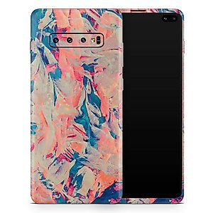 DesignSkinz Liquid Abstract Paint Remix V12 Protective Vinyl Decal Wrap Skin Cover Compatible with The Samsung Galaxy S20 (Screen Trim & Back Glass Skin)