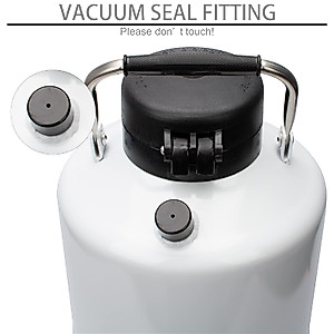 INPANOLS 6L Liquid Nitrogen Dewar, Cryogenic Nitrogen Container Tank with 3 Canisters & Carry Bag