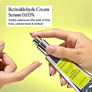 Naturium Retinaldehyde Cream Serum 0.05%, Advanced Anti-Aging & Smoothing Treatment, Face & Skin Care, 1.7 oz
