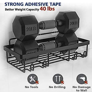 Liuoud Shower Caddy 3 Pack, Shower Organizer Shelves Rack storage For Inside Shower Black Self Adhesive Rustproof stainless steel shower Shample holder For Bathroom Wall organizing