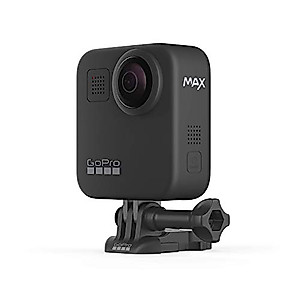 GoPro MAX Waterproof 360 + Traditional Camera with Touch Screen Spherical 5.6K30 HD Video 16.6MP 360 Photos 1080p Live Streaming Stabilization (Renewed)