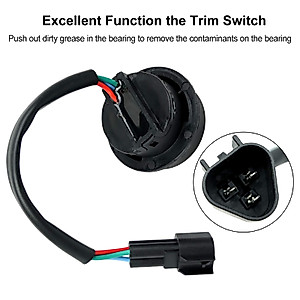 Trim and Tilt Switch Assembly Fit for Yamaha Models 2 Strokes 115 130 150 175 200 225 1990-2005 Replace Original Equipment 6R3-82563-01-00 6R3-82563-00-00