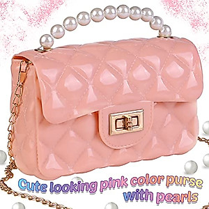 Princeplay Purse Makeup Toys For Girls - Toddlers Kids Bag Cute Baby Little Pink Cell Phone Cosmetic Lipsticks Princess Play Money Jewelry Credit Card Accessories Birthday Gifts 3 4 5 6 7 8+ Years Old