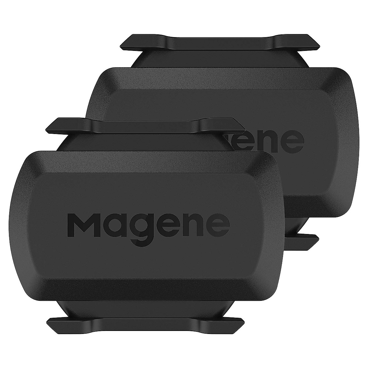 Magene S3+ Outdoor/Indoor Speed/Cadence Sensor for Cycling, Wireless Bluetooth/Ant+ Bike Computer RPM Sensor for Road Bike or Spinning Bike and Trainers Compatible with Onelap, Wahoo Fitness, Zwift