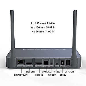 zidoo Z9X 4K HDR Media Player, 4K Android TV Box, Android 9.0 OS, Hexa-Core 64Bit Processor 2G+16G, VS10 Image Quality Engine, HDR10+ MKV, for Video & Audio Playback