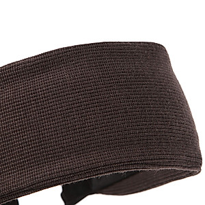 Folora 6pcs Wide Plain Knitted Headbands, Soft Solid Color Elastic Hair Bands for Women Girls