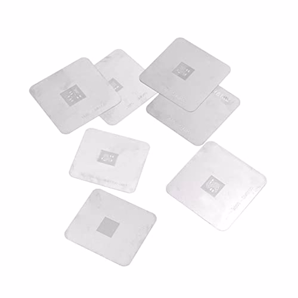 BGA Reballing Stencil, Easy to Operate Stainless Steel Phone Tin Planting Set for Mobile Phone for Qualcomm 7 Pieces