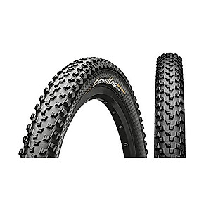 Continental Mountain Bike ProTection Tire - Black Chili, Tubeless, Folding Handmade MTB Performance Tire (26", 27.5", 29"), 29 x 2.2, Cross King