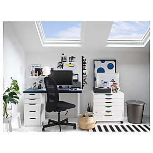 IKEA ALEX drawer unit white 36x58x70 cm