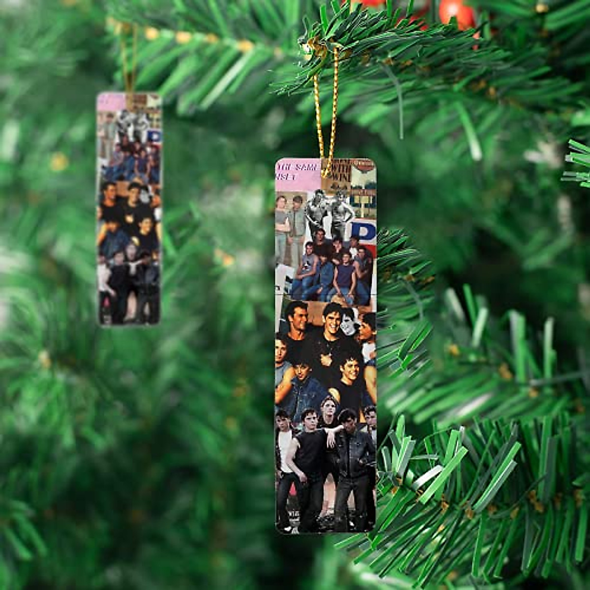 Bookmarks Metal Ruler The Bookography Outsiders Measure Collage Tassels Bookworm for Bibliophile Book Bookmark Christmas Ornament Reading Gift Markers
