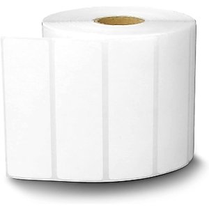 Prinko- 3” X 1” Direct Thermal Labels for FBA Barcodes, Address, Perforated & Compatible with Rollo Label Printer & Zebra Desktop Printers 1300/Roll (4)