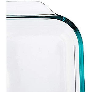 Pyrex 2Piece Basics Value Pack1-Basics 8"/2 dish1-Basics 3 Quart Oblong Bake Dish, 2.2, Clear