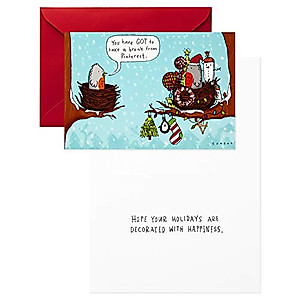 Hallmark Shoebox Funny Boxed Christmas Cards Assortment, Cartoons (4 Designs, 24 Christmas Cards with Envelopes) (1XPX5183)