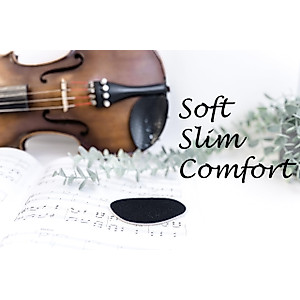 Foam Violin Chin Rest Pad with Adhesive Backing for Full Size 4/4 Also Fits 3/4 Chinrest
