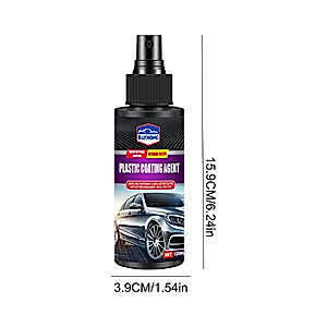 WOHSAO Car Interior Leather and Plastic Coating Agent, Automotive Interior Leather Coating, Cleaning, Maintenance and Protection 120ML