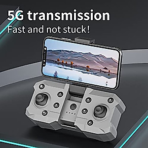 Adult Drone with 4K Camera, 3.7V 2000mAh Quadcopter with Auto Return, Brushless Motor, Route Flight, Altitude Hold, Headless Mode, 2.4G RC Drones Toy