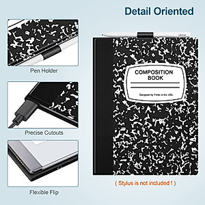 Fintie Case for Remarkable 2 Digital Paper Tablet 10.3 inch (2020 Released) - Premium PU Leather Rotating Cover with Card Slot + Slim Lightweight Book Folio Cover with Pen Holder