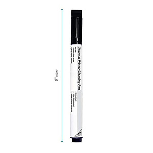 Waffletechnology KICTeam Printhead Cleaning Pen with Chisel Cap for Quickly Removing Contaminants from Thermal Printers Including Label Printer, and Shipping Label Printer (KT-PJC2B12) (12)