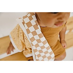 Copper Pearl Baby Security Blanket Set of 2 - Portable Size for Self-Soothing On-The-Go, Ideal Baby Blankets for Boys and Girls, Ultra-Soft, and Gift-Ready Loveys - Vance