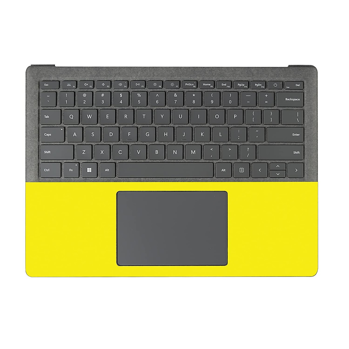 MightySkins Skin Compatible with Microsoft Surface Laptop 5 13.5” Full Wrap Kit - Solid Yellow | Protective, Durable, and Unique Vinyl Decal wrap Cover | Easy to Apply | Made in The USA