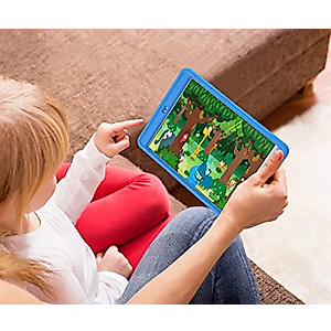 MoKo Case Fit iPad Mini 3/2/1- Light Weight Shock Proof Soft Silicone Back Cover [Kids Friendly] Fit iPad Mini 1 (2012), iPad Mini 2 (2013), iPad Mini 3 (2014), Blue