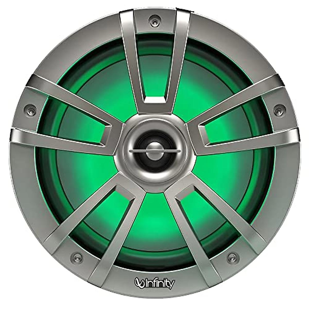 Infinity Mobile Marine Performance Series 8" 2 way speaker with RGB lighting - Titanuim