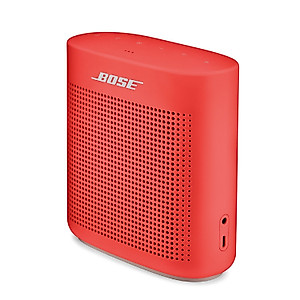 Bose SoundLink Color II: Portable Bluetooth, Wireless Speaker with Microphone- Coral Red
