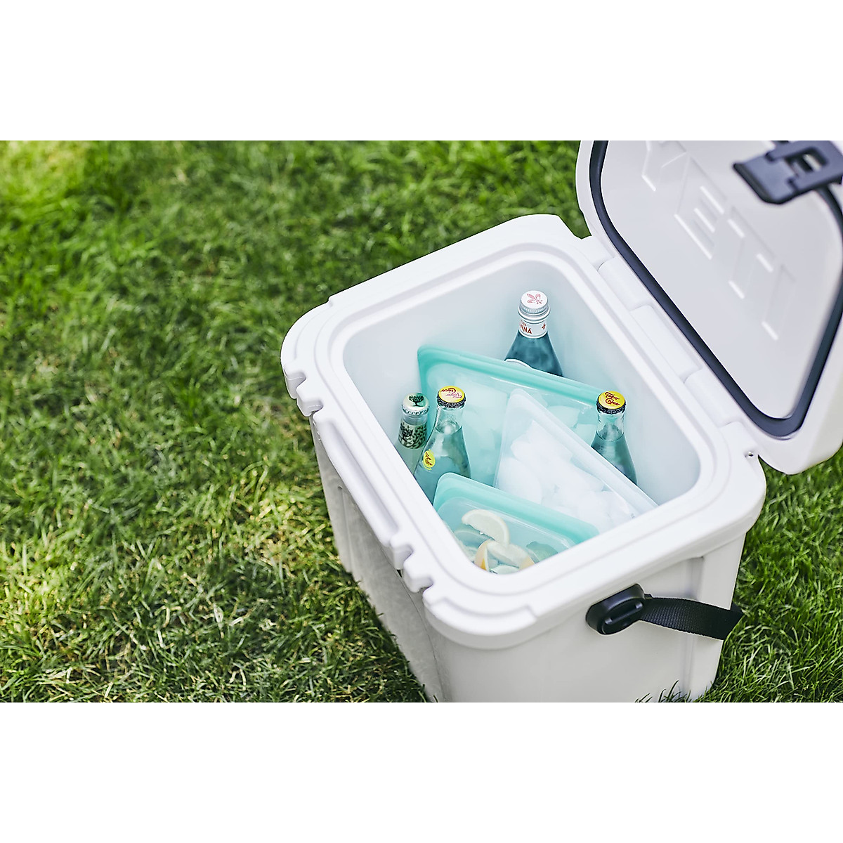 Stasher Reusable Silicone Storage Bags, Food Storage Containers, Microwave and Dishwasher Safe, Leak-free