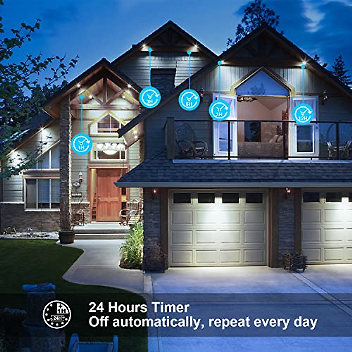 LED Flood Light RGBW Color Changing Lights Cool White Outdoor Smart Floodlights 40W, Dimmable by Remote Control, IP66 Waterproof Landscape Lighting Garden LED Wall Wash Lights 2 Pack