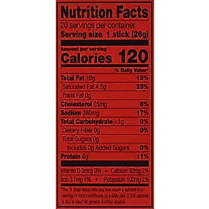 Jack Link's Beef Sticks, Zero Sugar, Original, Bulk Pack - Office Protein Snack, Meat Stick with 6g of Protein, Made with Premium Beef, No Added MSG**, 0.92 Ounce (Pack of 40)