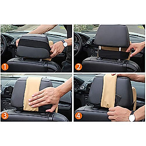 Car Neck Cushion for Driving,Car Seat Neck Pillow, Headrest Cushion for Neck Pain Relief & Cervical Support,Car Seat Headrest Neck Rest Cushion 3D Memory Foam Soft Breathable Seat Headrest Pad