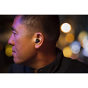 EARIN A-3 - The Original True Wireless Earphones - Open Design Comfortable Earbuds - Black Aluminum Charging Case - 5 Hours of Playtime - Bluetooth - Wireless & USB-C Charging