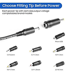 KFD 5V Power Supply Universal Charger for Sony SRS-XB30 SRS-XB21 SRS-XB31 SRS-XB20 Speaker,CD Player,Kindle Fire Tablet,Nextbook,TV Box,CCTV,LED Light,Baby Monitor Camera,Router,Toys,DJ Controller