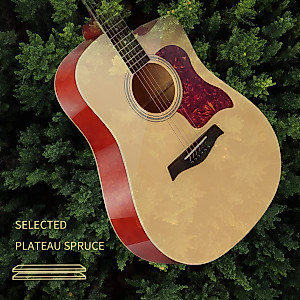 AODSK Acoustic Guitar Beginner Full Size 41 Inch Guitar+ Guitar Wall Mount 2 Pack