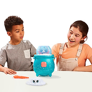 Magic Mixies Magical Gem Surprise Water Magic Cauldron - Reveal a Non-Electronic Mixie Plushie and Magic Ring with a pop up Reveal from The Fizzing Cauldron Medium