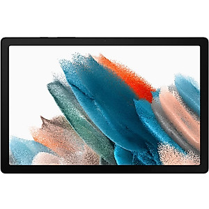 SAMSUNG Galaxy Tab A8 Android WiFi Tablet, 10.5'' Touchscreen (1920x1200) LCD Screen, 4GB, 64GB, Bluetooth, Android 11 OS, Silver + Accessories