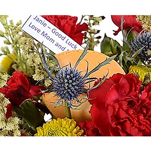 Birthday Blast Fresh Cut Live Flowers Arranged in a Takeout Container with your Personal Message Tucked Inside a Fortune Cookie