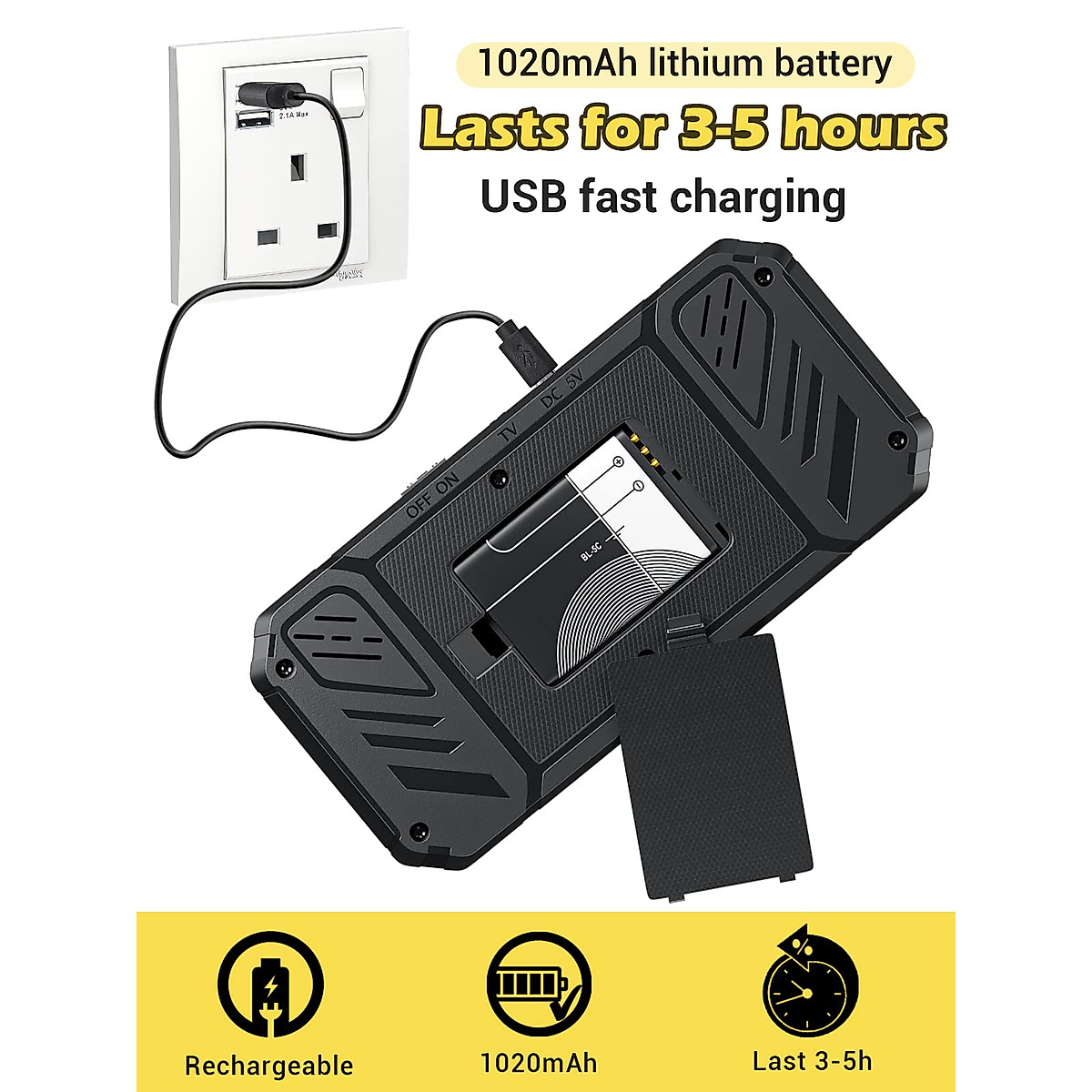 Fadist Handheld Game Console, Retro Mini Game Console with 520 Classic Games, 3.0 inch Screen, Rechargeable Battery, Portable Games Console, Support TV, Ideal Gift for Kids, Adult, Friend, Lover