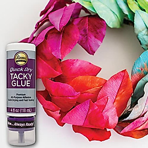 Aleene's 33147 Quick Dry Tacky Always Ready Adhesives, 4 oz.